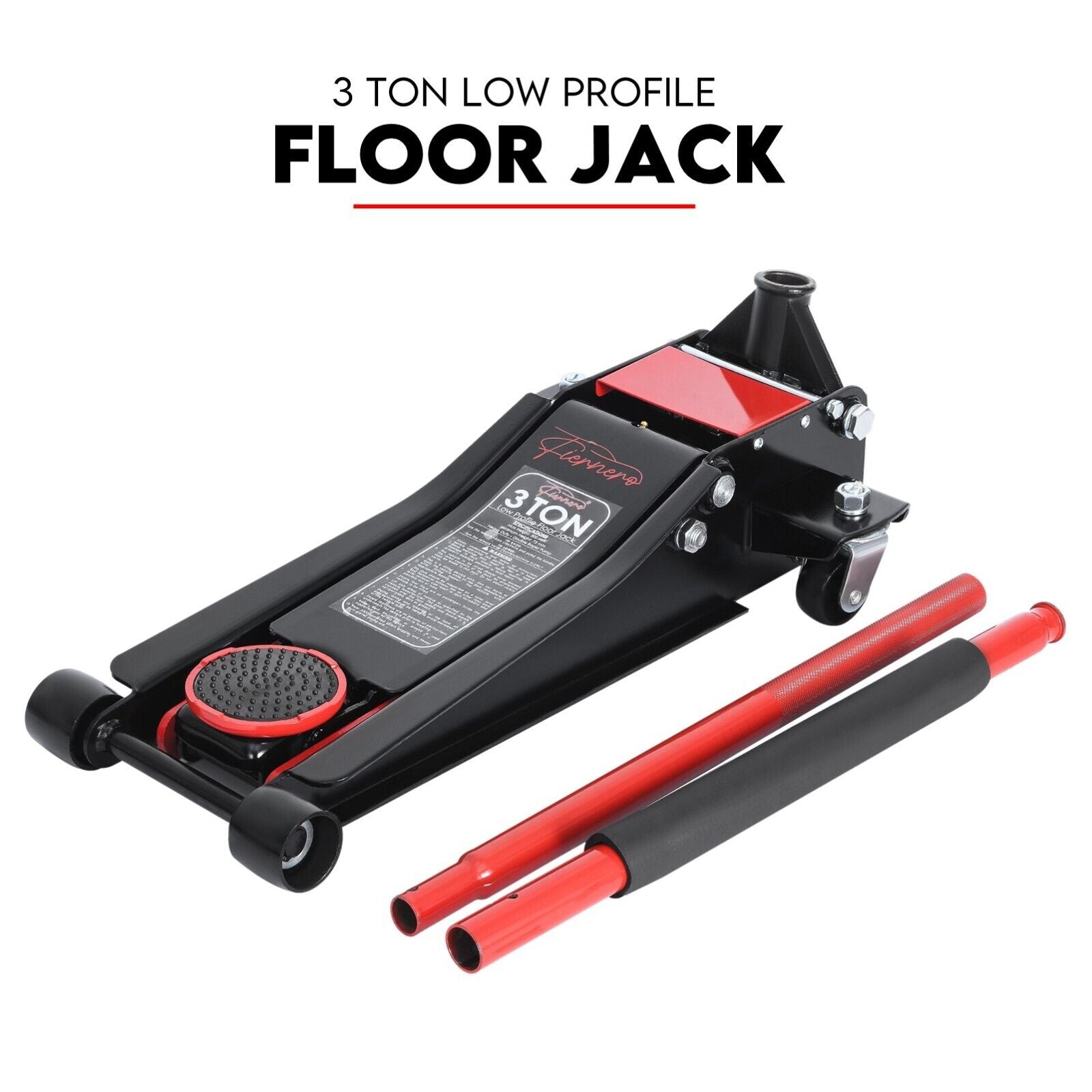 Hydraulic Floor Jack 3T Trolley Low Profile Car Track Quick Lifting 75 ...